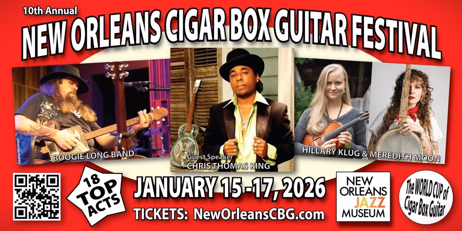 10th Annual New Orleans Cigar Box Guitar Festival Returns to New Orleans Jazz Museum