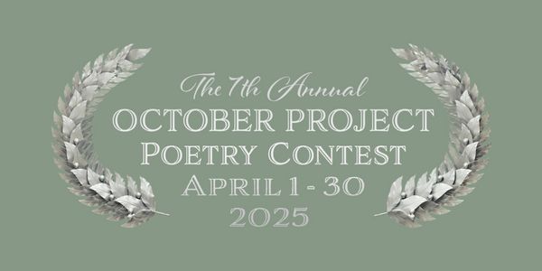 7th Annual October Project Poetry Contest Runs Through April Is Poetry ...