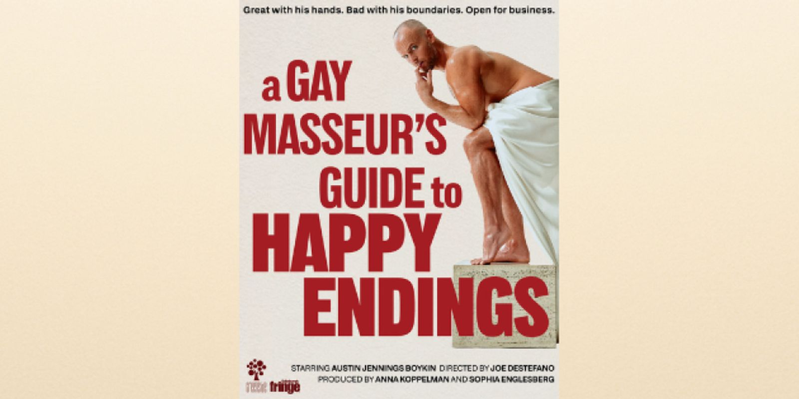 A GAY MASSEUR'S GUIDE TO HAPPY ENDINGS To Play Provincetown Before ...