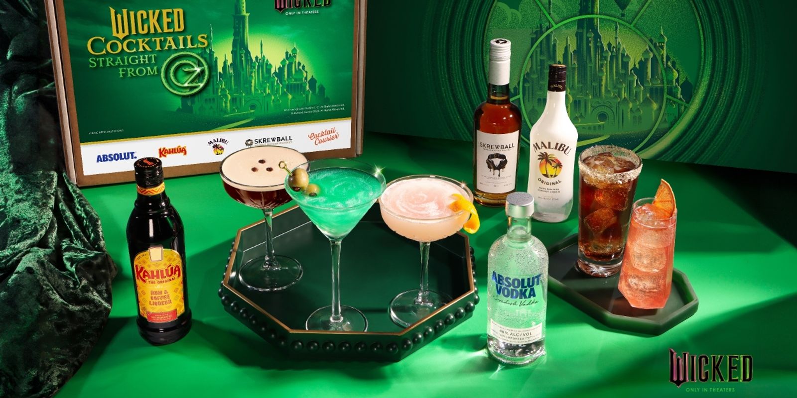 Absolut Partners with WICKED for 'Straight from Oz' Cocktail Kit
