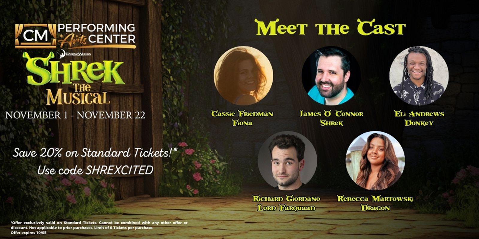 CM Performing Arts Center Reveals Cast for SHREK THE MUSICAL
