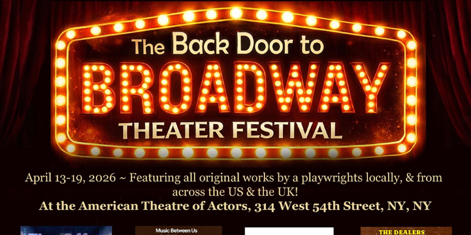 Back Door to Broadway Theater Festival Will Debut in April