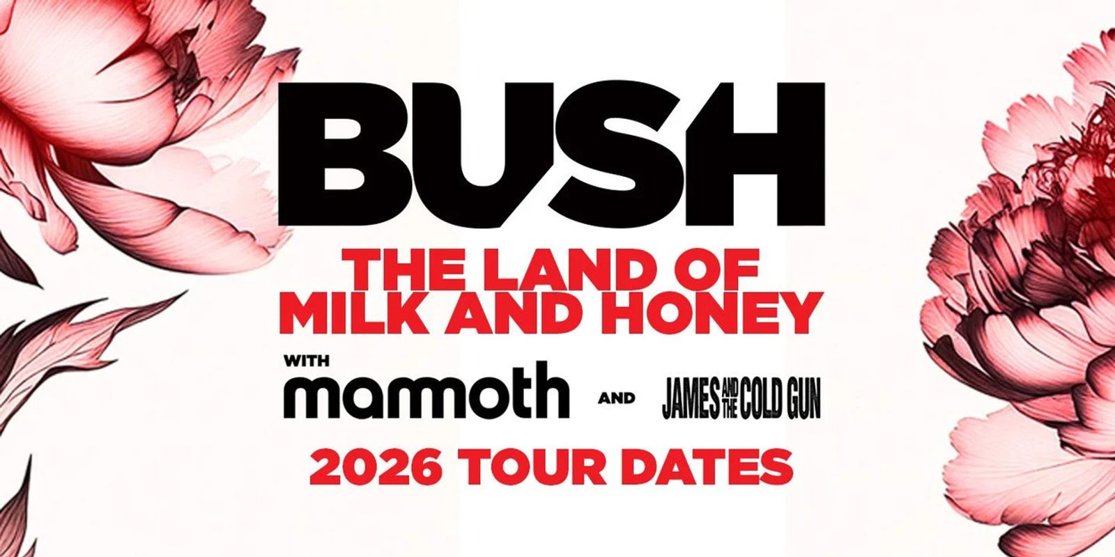 Bush Announces Clearwater Stop of THE LAND OF MILK AND HONEY TOUR
