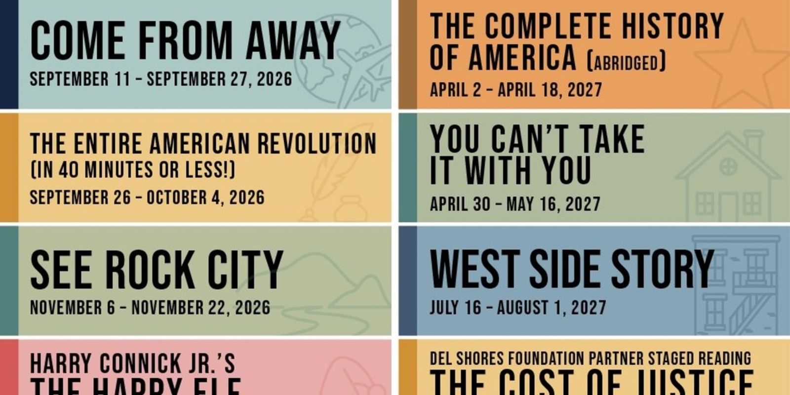 COME FROM AWAY, WEST SIDE STORY, and More Set For Chattanooga Theatre ...