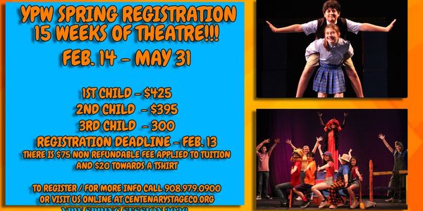 Centenary Stage Company Opens Registration for 2026 Young Performers ...