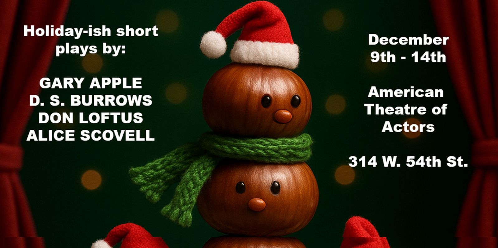 CHESTNUTS 2 - An Evening Of Holiday-ish Shorts is Coming to the ...