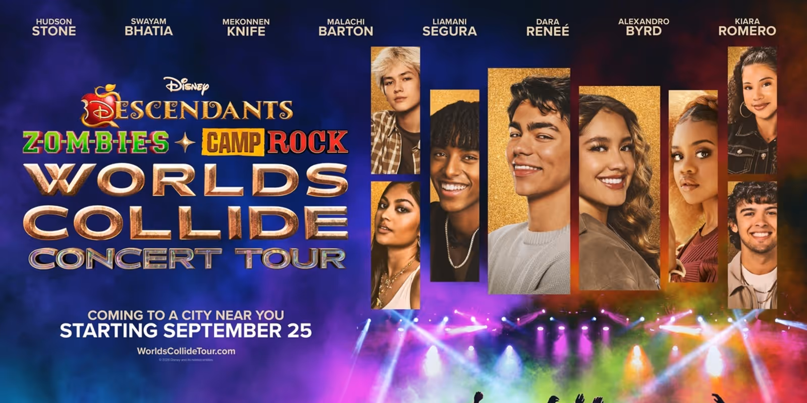 Disney Unveils 2026 'Worlds Collide Concert Tour' Dates Featuring Stars ...