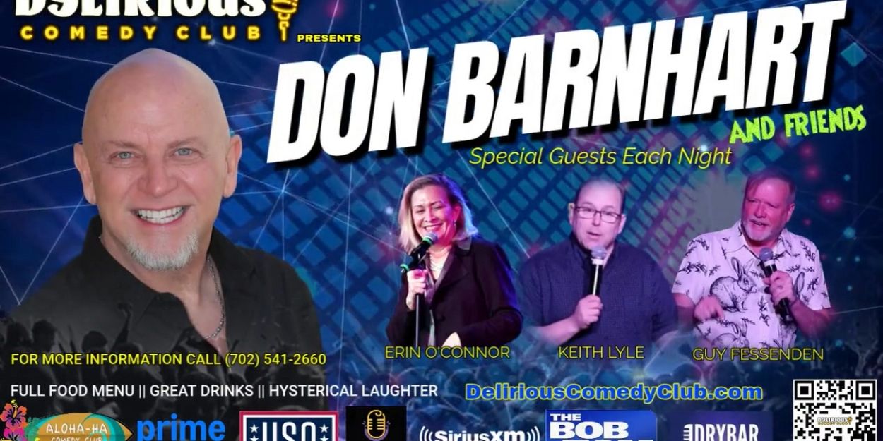 Don Barnhart Brings The Laughs Back To Las Vegas at Delirious Comedy Club