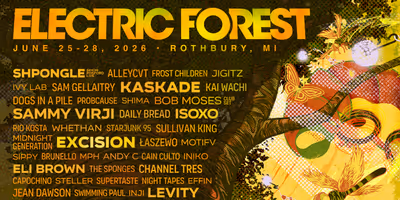 Electric Forest Unveils Initial Music Lineup for 2026 Edition