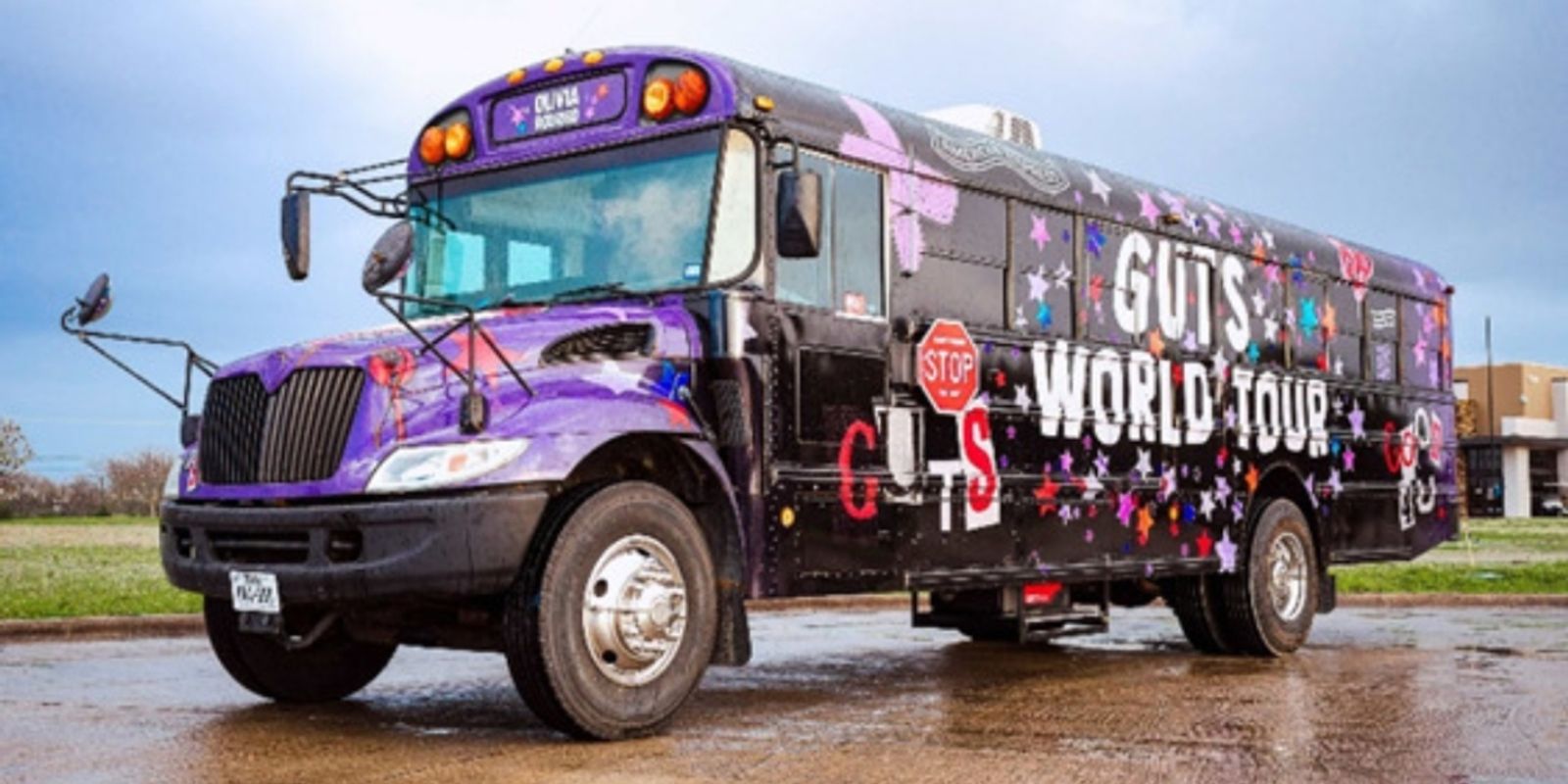 Enter the 'GUTS World Tour Bus' Before Seeing Olivia Rodrigo's Concert