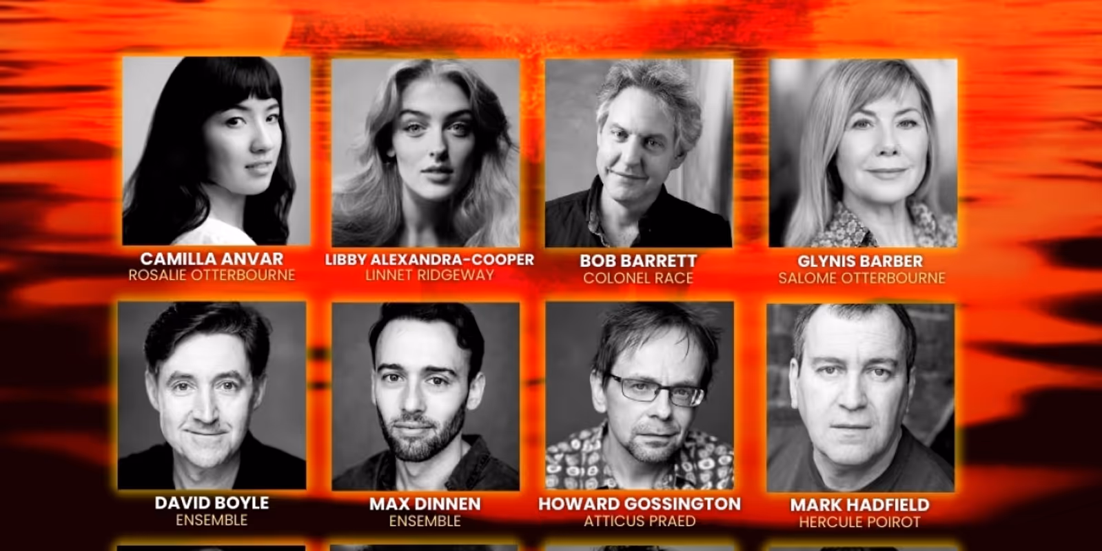 Full Cast Set For UK and Ireland Tour of DEATH ON THE NILE