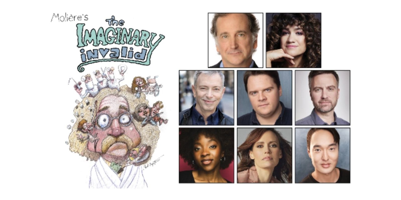 Full Cast Set for THE IMAGINARY INVALID at Red Bull Theater