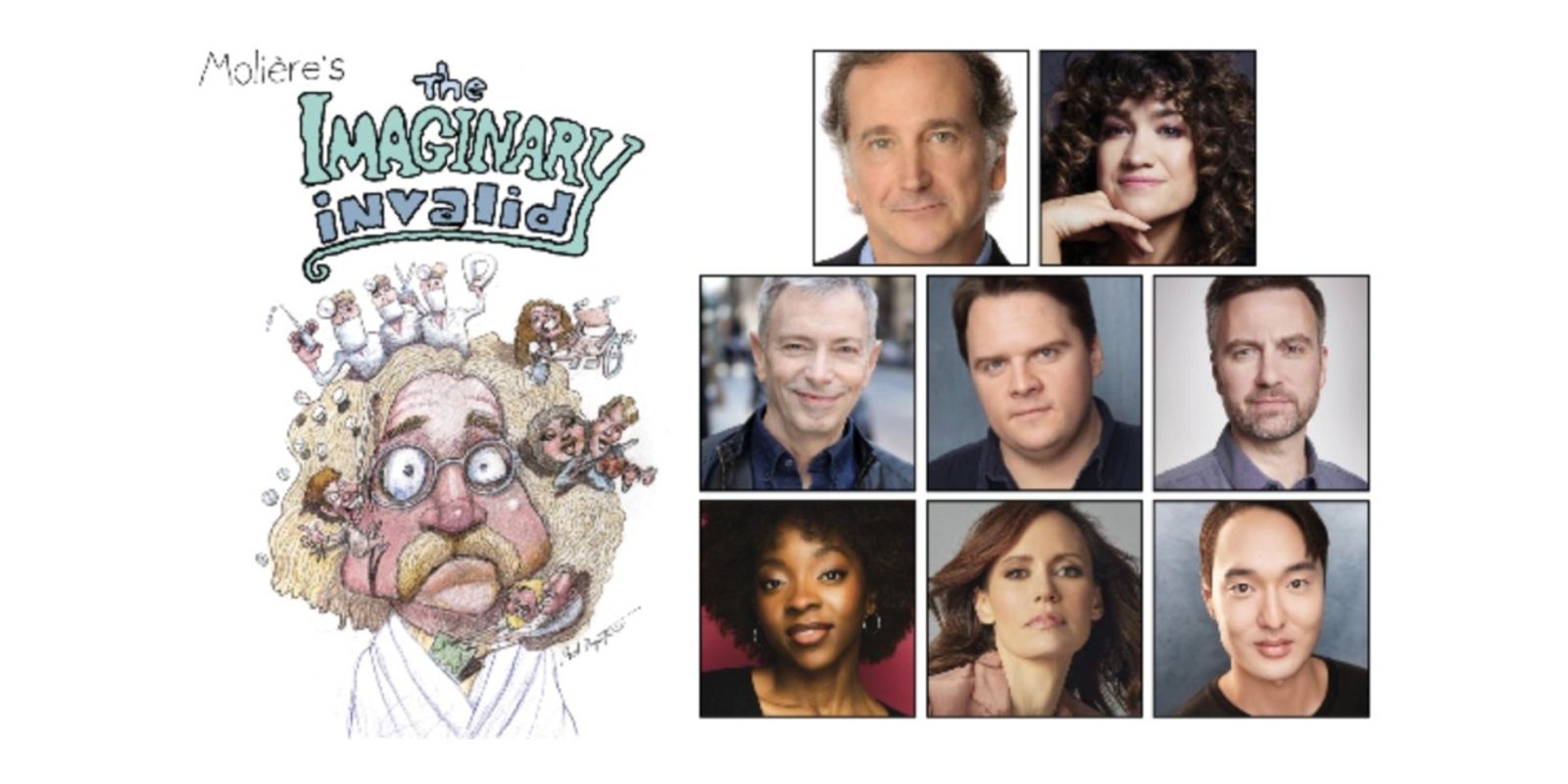 Full Cast Set for THE IMAGINARY INVALID at Red Bull Theater