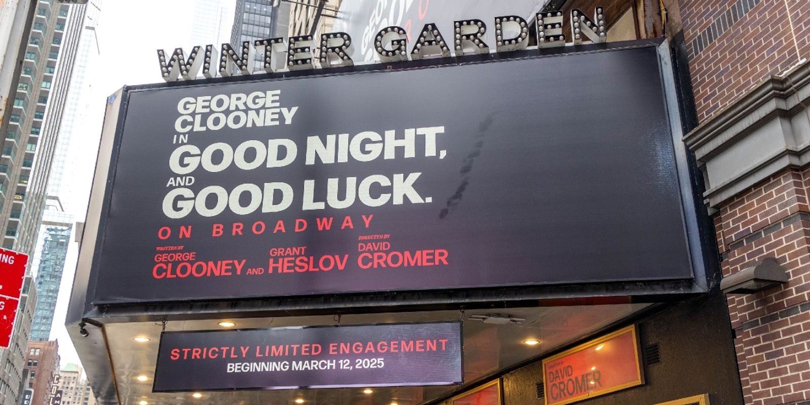 GOOD NIGHT, AND GOOD LUCK to Offer $49 and $69 Tickets