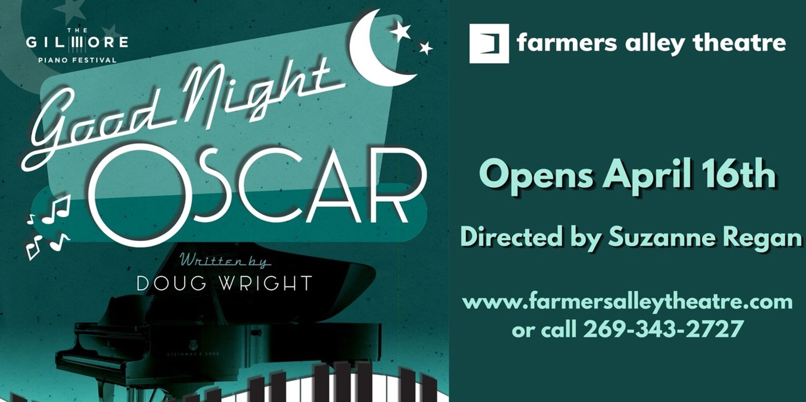 GOOD NIGHT, OSCAR Begins at Farmers Alley Theatre This Month