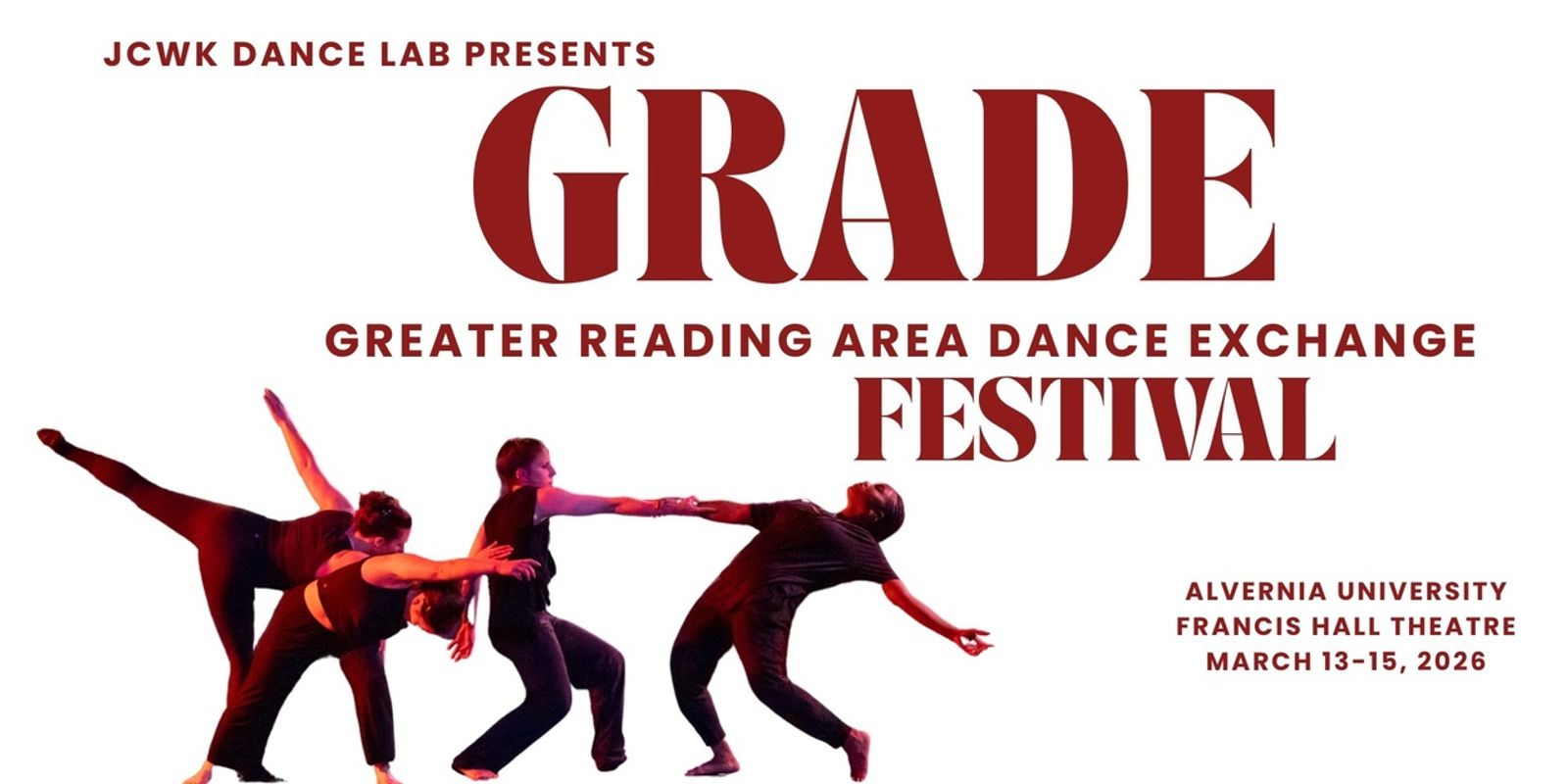 JCWK Dance Lab to Present Inaugural GRADE Festival at Alvernia University