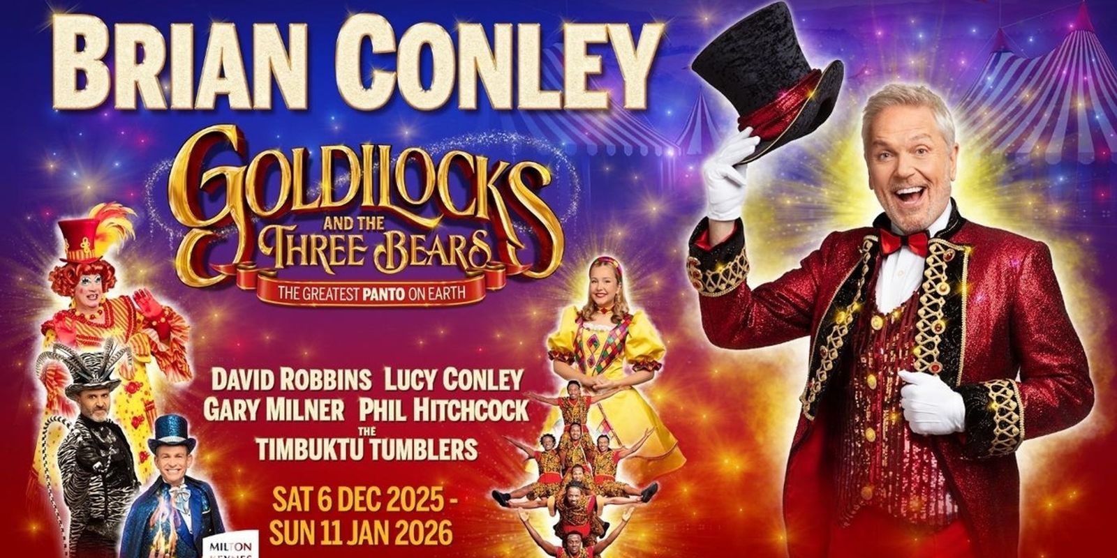 Brian Conley To Star In GOLDILOCKS AND THE THREE BEARS At Milton Keynes ...