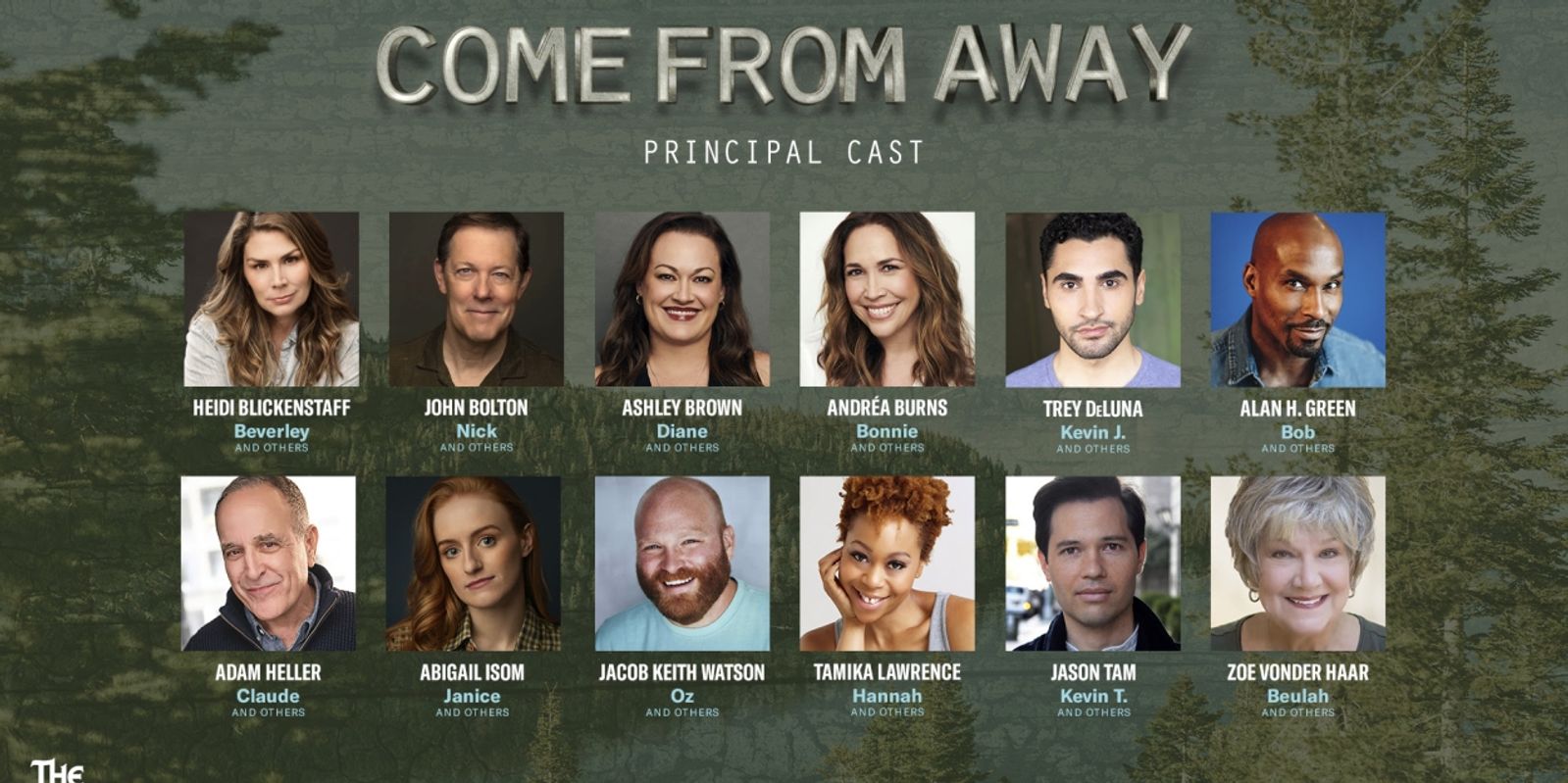 Heidi Blickenstaff, John Bolton, and More Will Lead COME FROM AWAY at The Muny