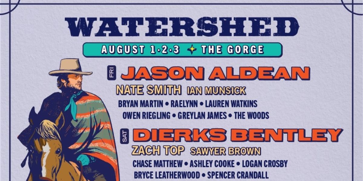 Jason Aldean, Dierks Bentley, & Bailey Zimmerman Join Watershed's 2025 ...