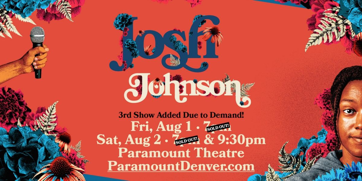 Josh Johnson Adds August Performance At Paramount Theatre