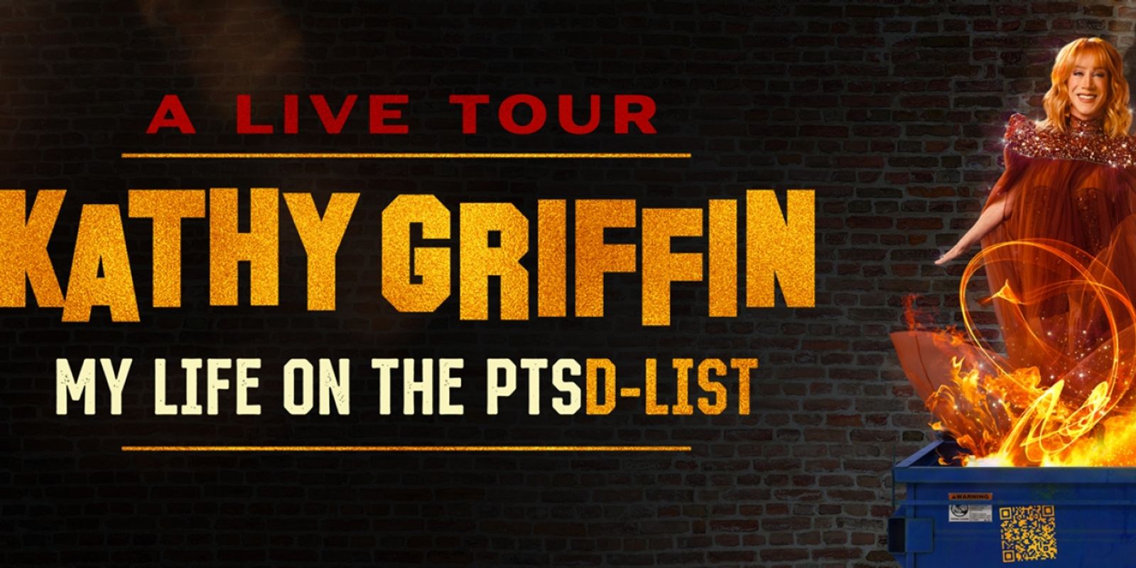 Kathy Griffin Announces New Tour Dates; 'My Life on the PTSD List'