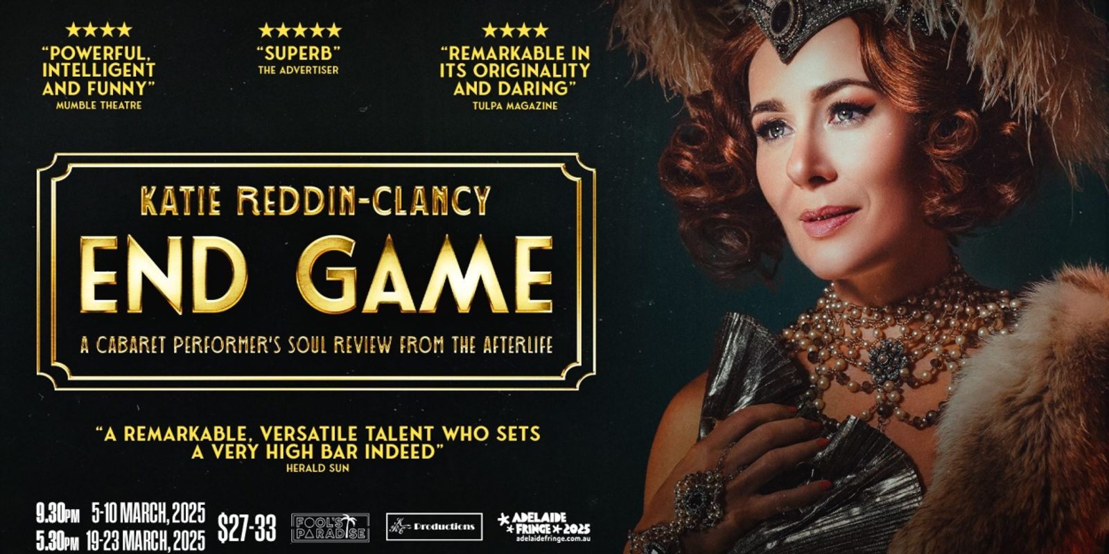Katie Reddin-Clancy Will Premiere END GAME at Adelaide Fringe