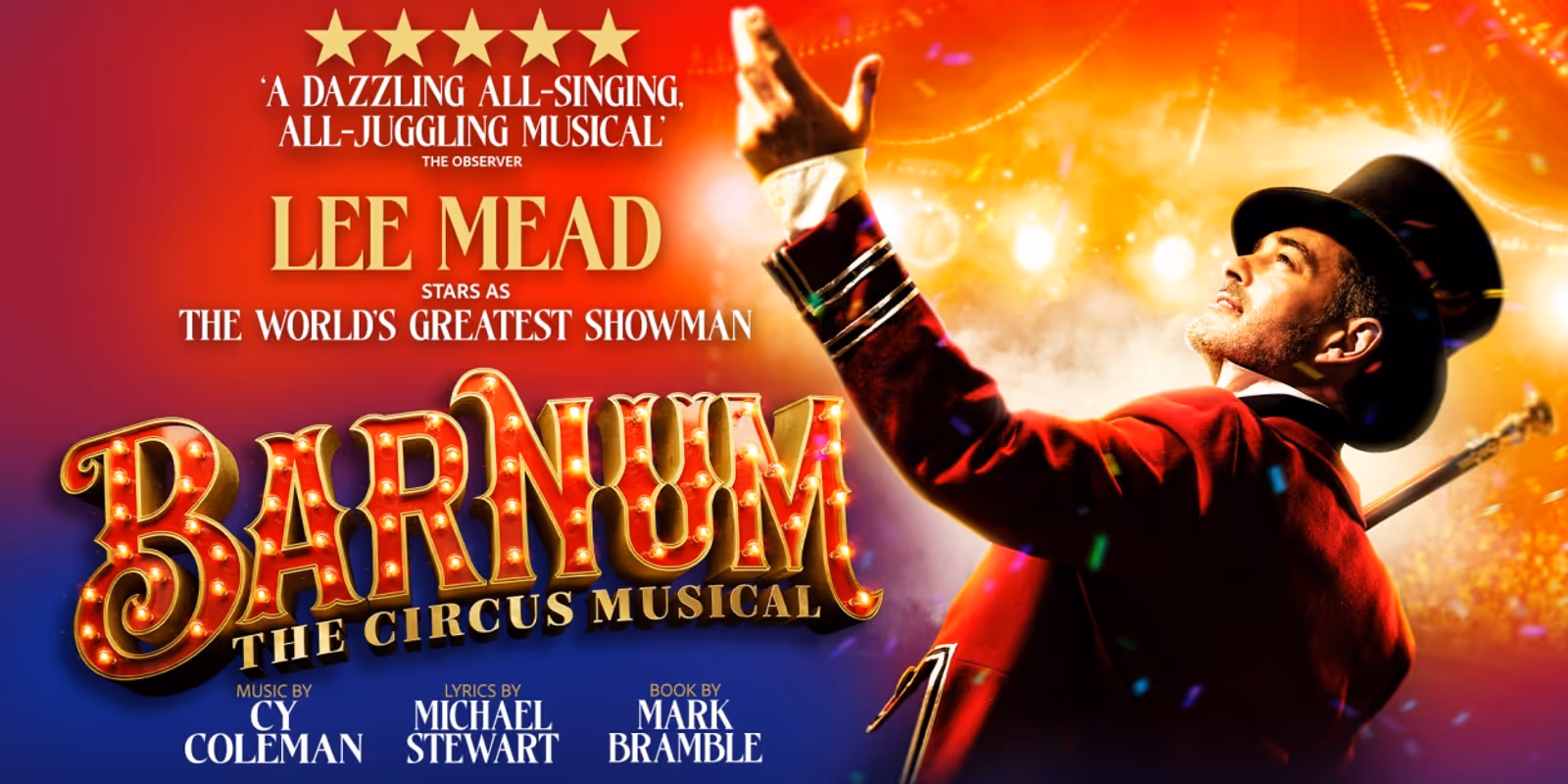 Lee Mead to Star in BARNUM 2026 UK Tour
