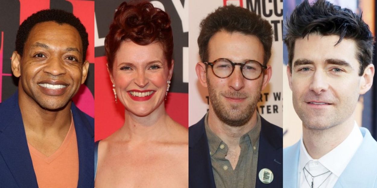 Miguel Cervantes, Nick Blaemire, Drew Gehling, Grace McClean, and ...