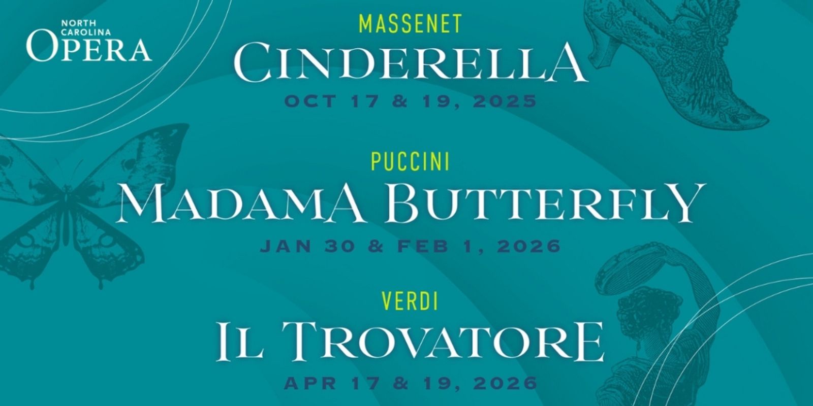 MADAMA BUTTERFLY and More Set for North Carolina Opera 2025–2026 Season