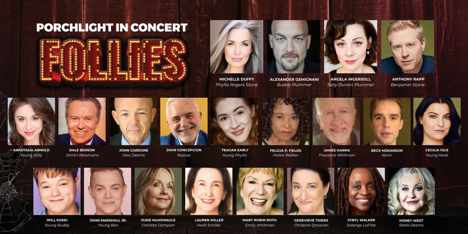 Porchlight Music Theatre Unveils Casting For Porchlight In Concert FOLLIES