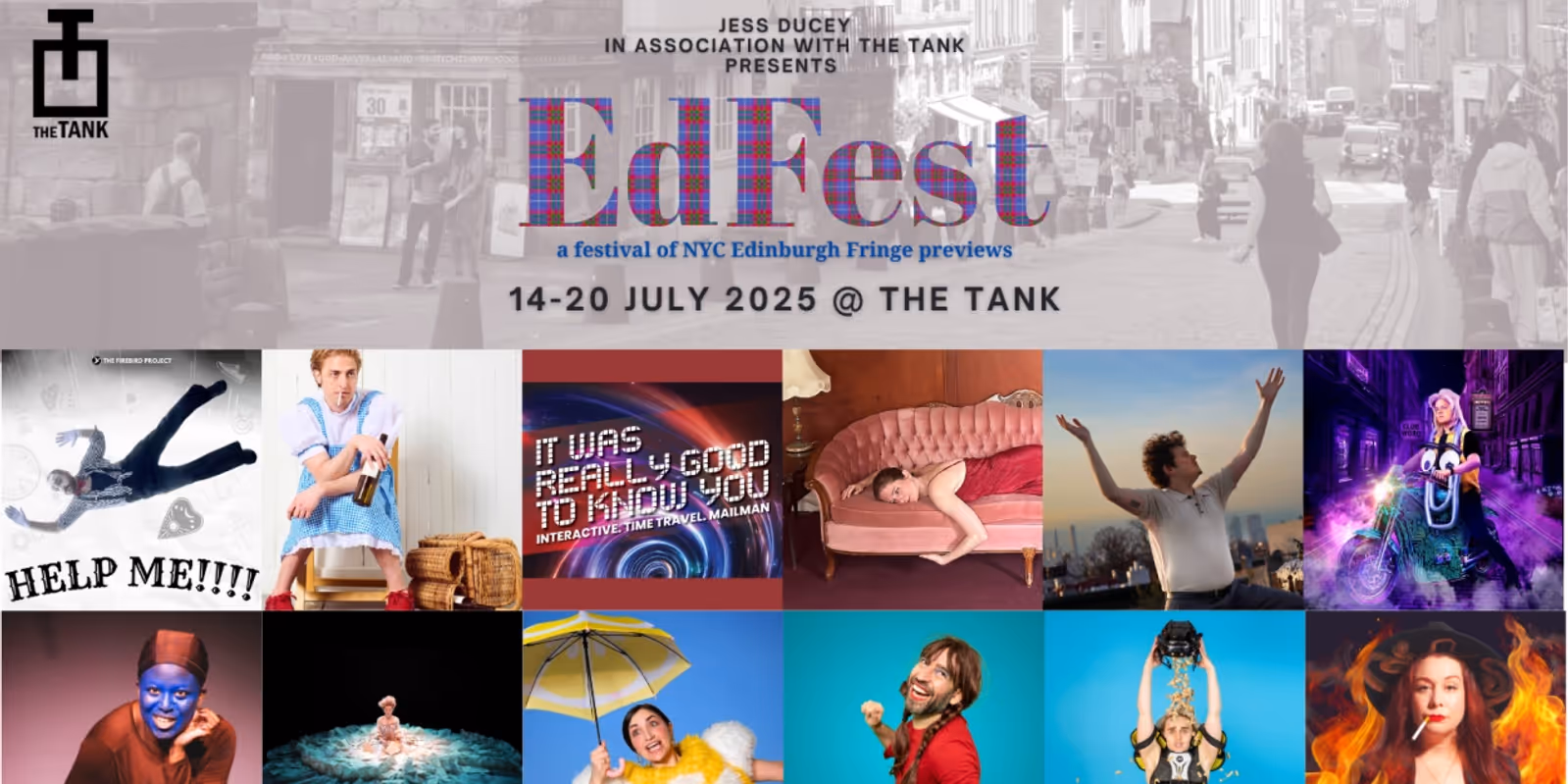 EDFEST 2025 to Showcase NYC Artists Bound for Edinburgh Fringe at The Tank