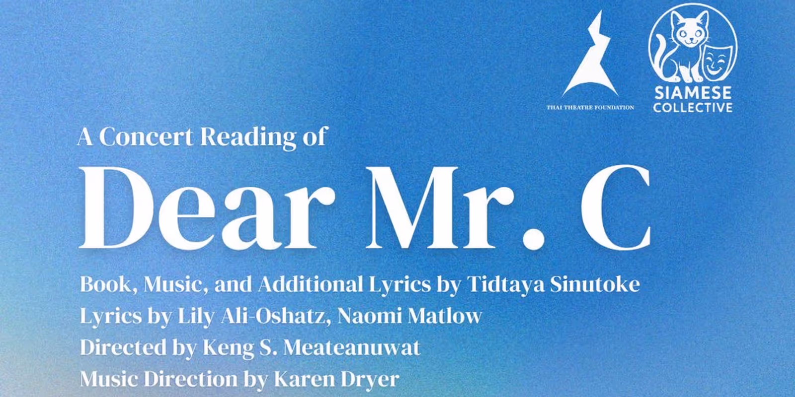 Siamese Collective to Present Concert Reading Of DEAR MR. C At Open Jar Studios