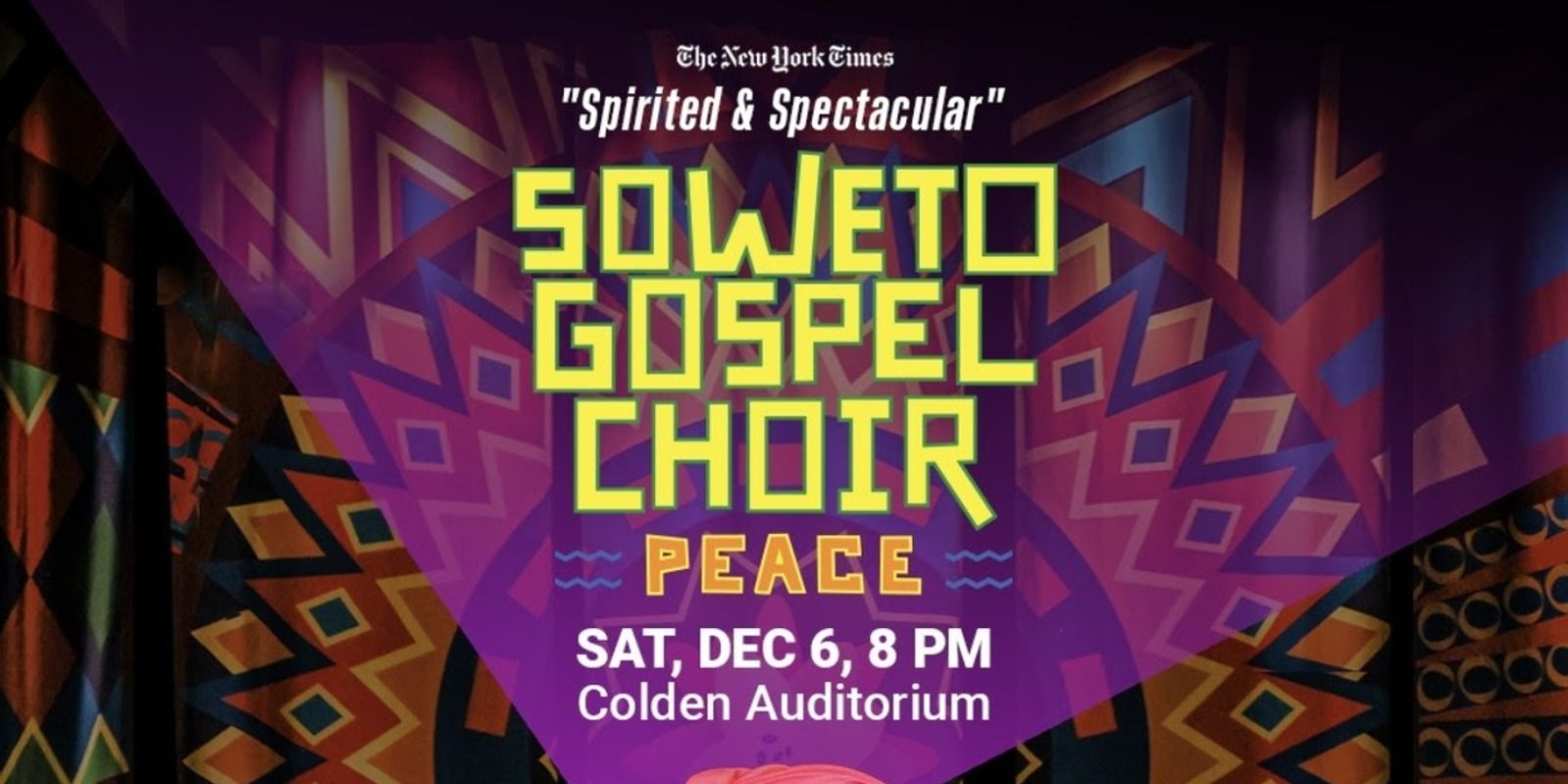 Soweto Gospel Choir Announces Set List for Colden Auditorium ...