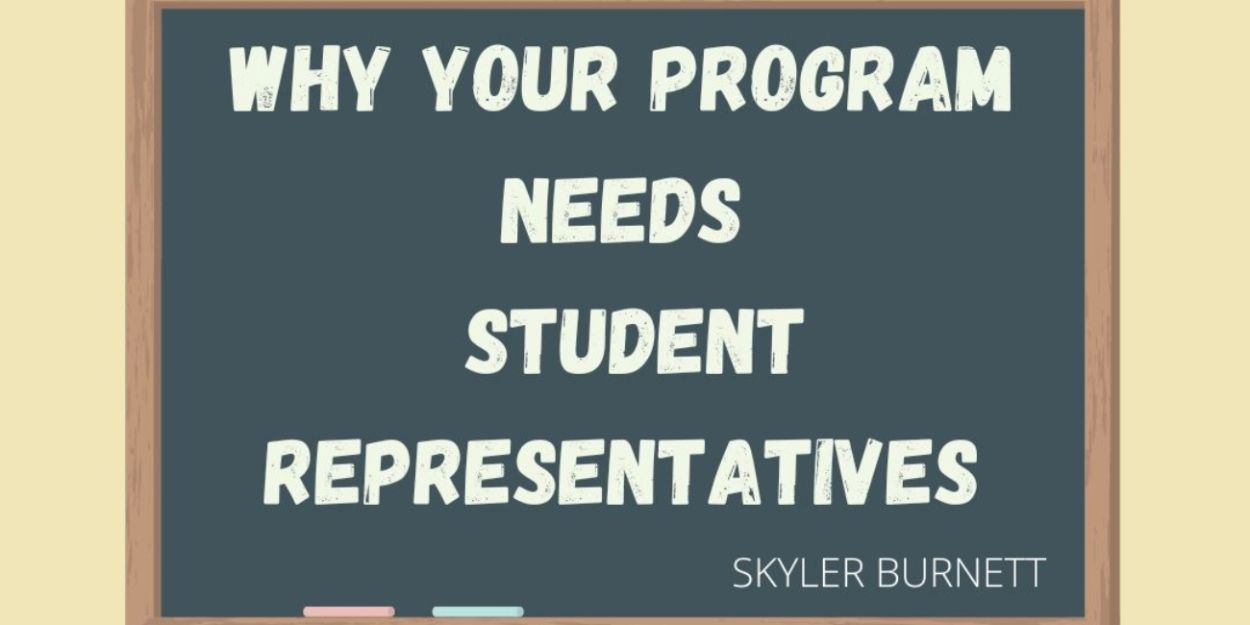 Student Blog: Why Your Program Needs Student Representatives