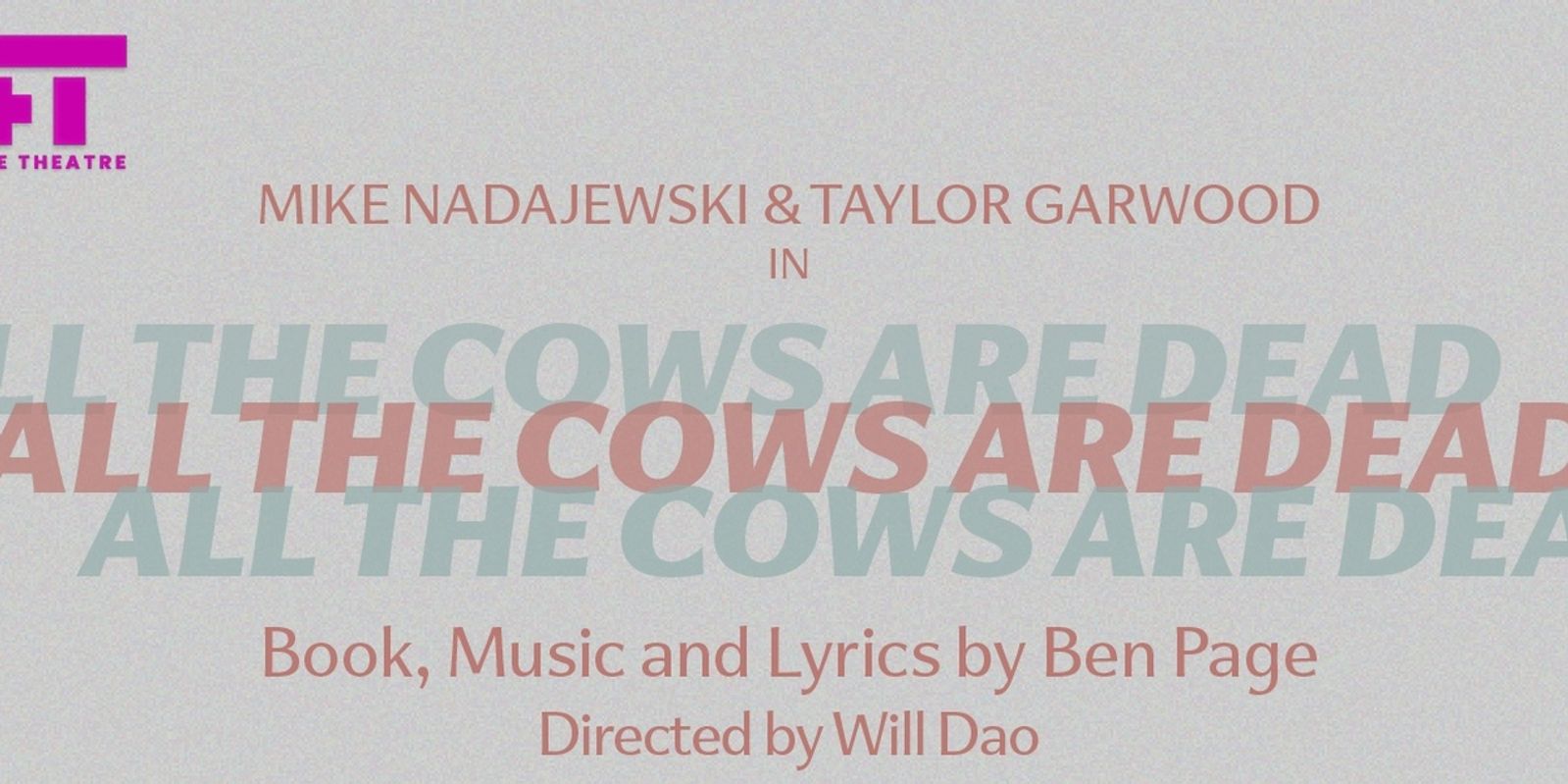 Ben Page's ALL THE COWS ARE DEAD to Have World Premiere at Talk Is Free ...