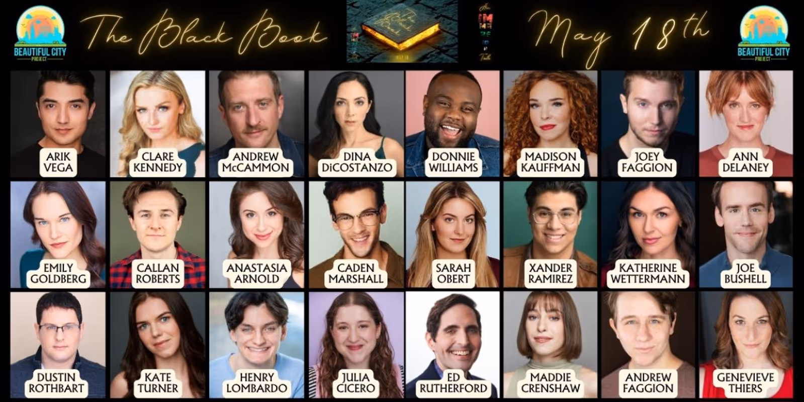 THE BLACK BOOK Immersive Murder Mystery To Be Presented By The ...