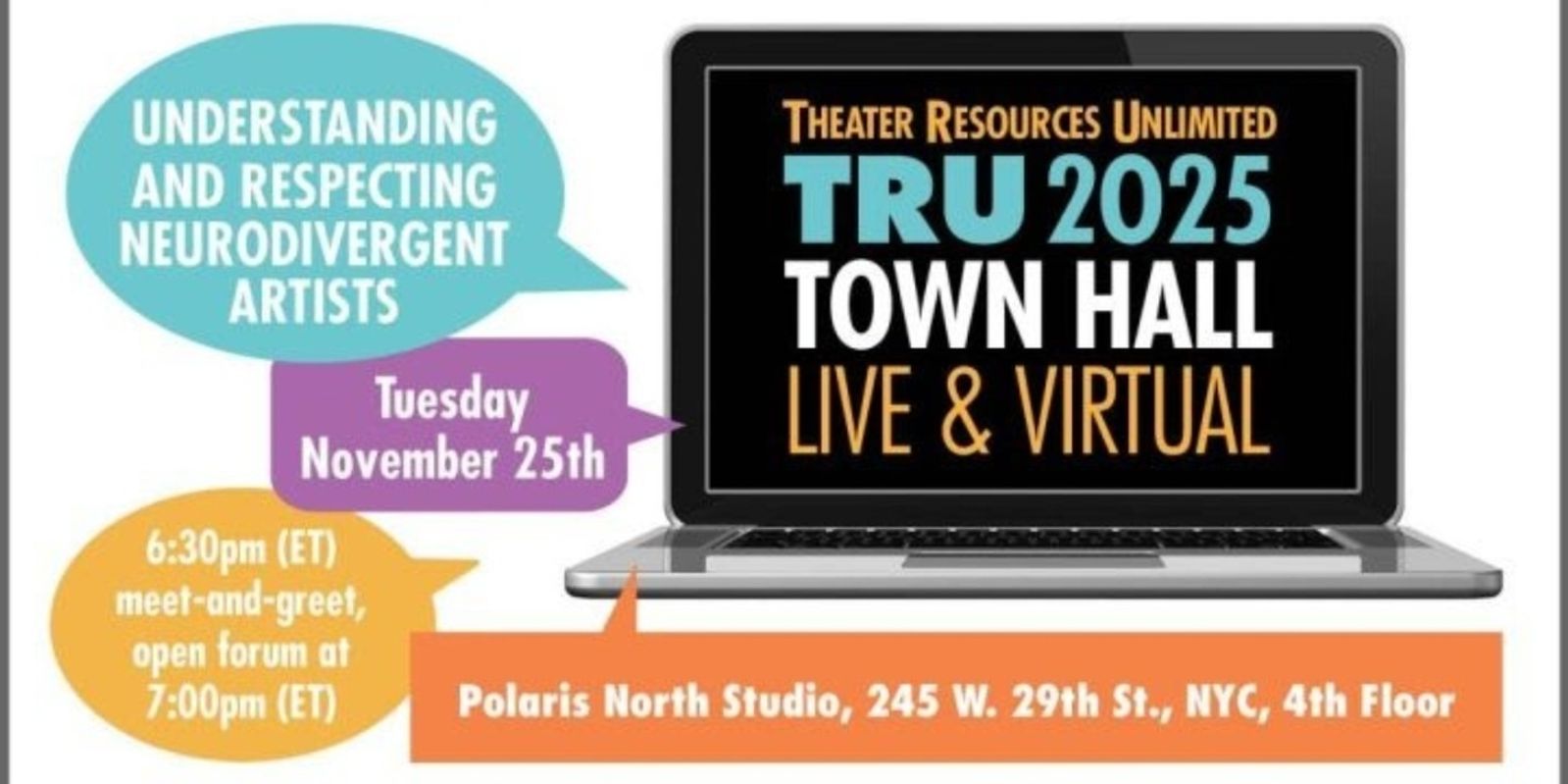 Theater Resources Unlimited Will Host Town Hall on Understanding and ...