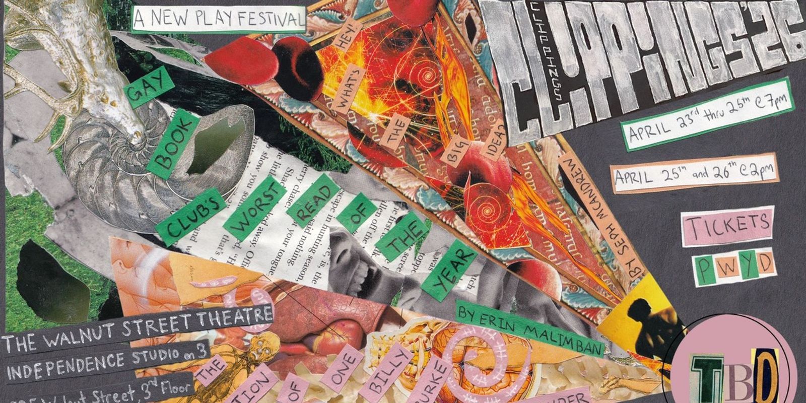 Theatre By Development to Present CLIPPINGS ‘26: A New Play Festival ...