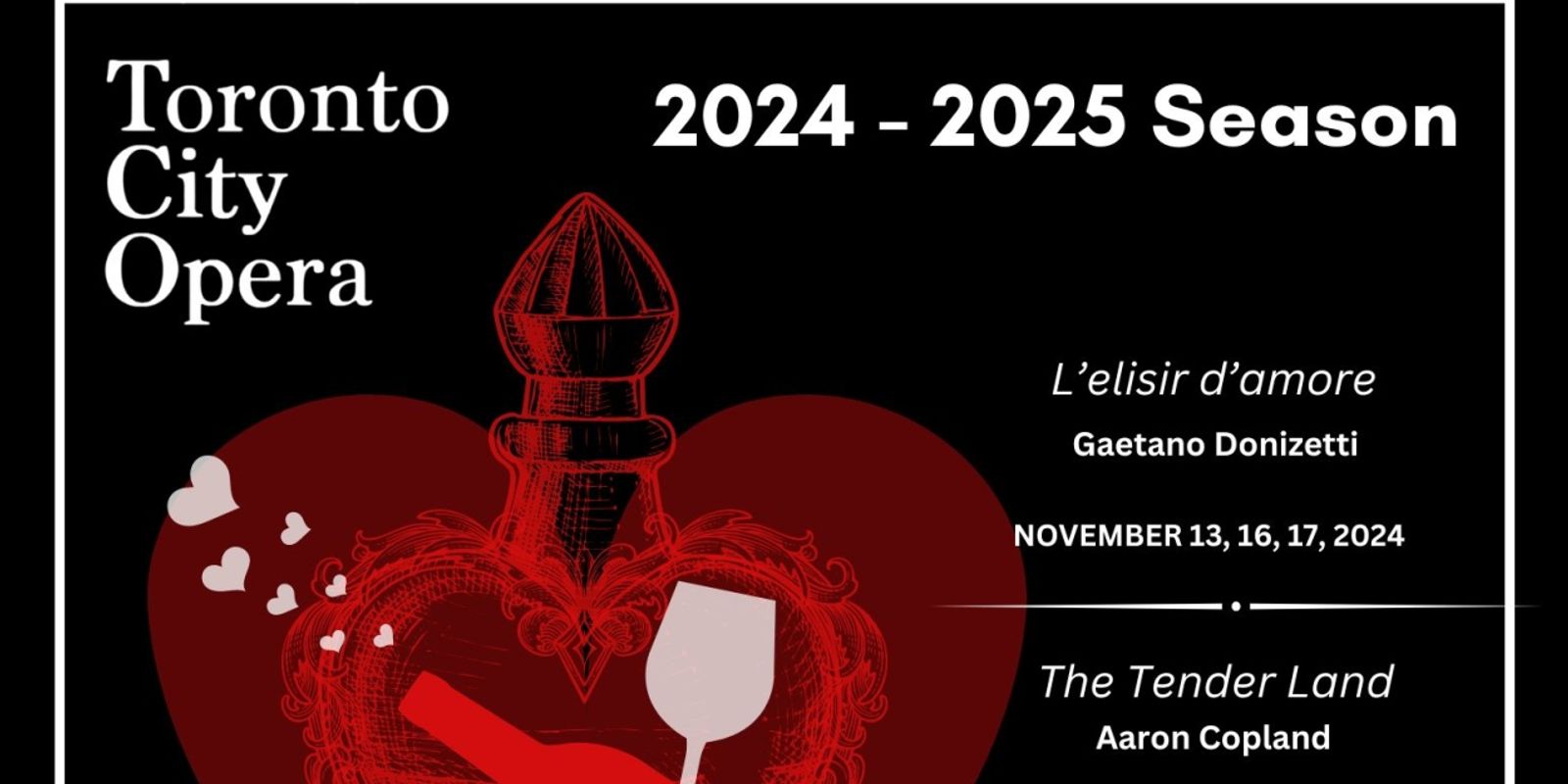 Toronto City Opera Unveils 2024-25 Season with Mainstage Productions ...