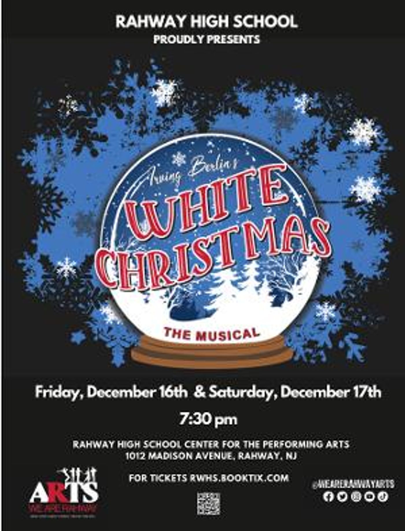 Rahway High School Presents Irving Berlin's WHITE CHRISTMAS This Weekend