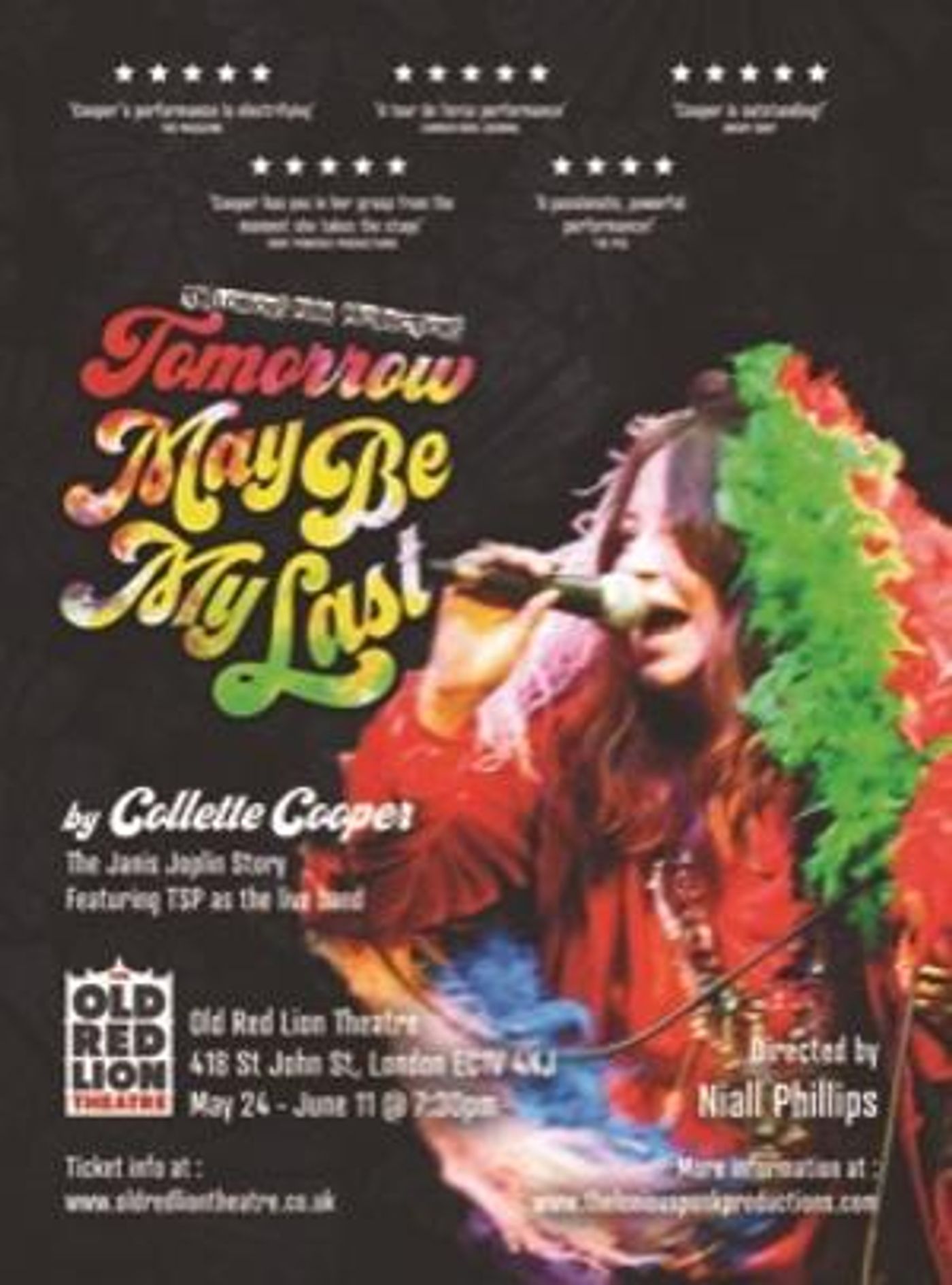 Collette Cooper to Star In TOMORROW MAY BE MY LAST: THE JANIS JOPLIN STORY