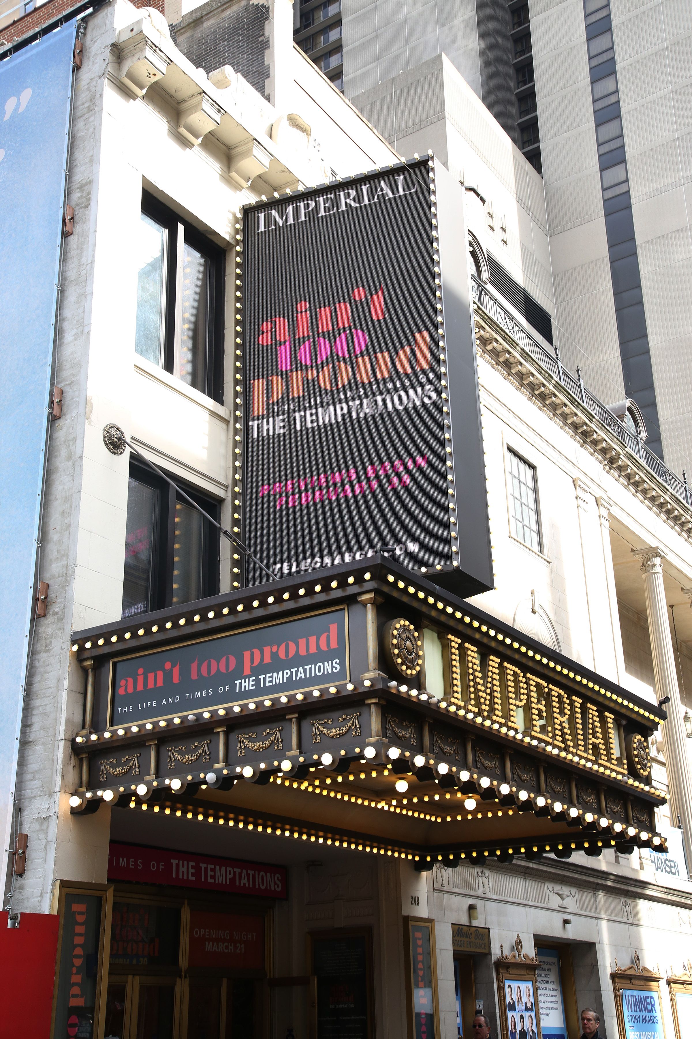 Imperial Theatre Seating Chart Broadway Musical Home Imperial