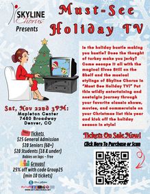 Skyline Chorus Presents - Must See Holiday TV at Mapleton Arts Center ...