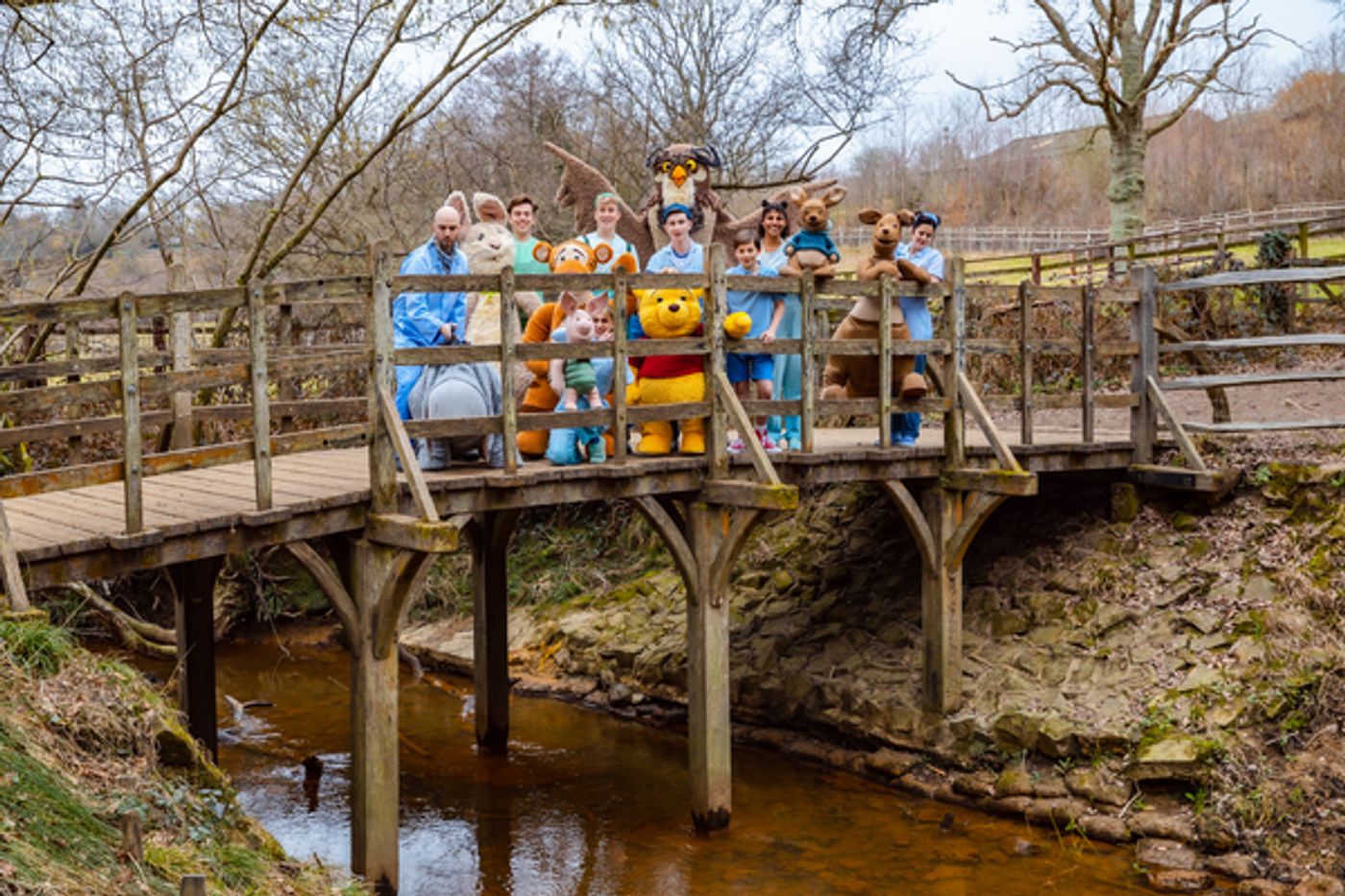 Photos/Video: The UK Cast of WINNIE THE POOH Visits Hundred Acre Wood