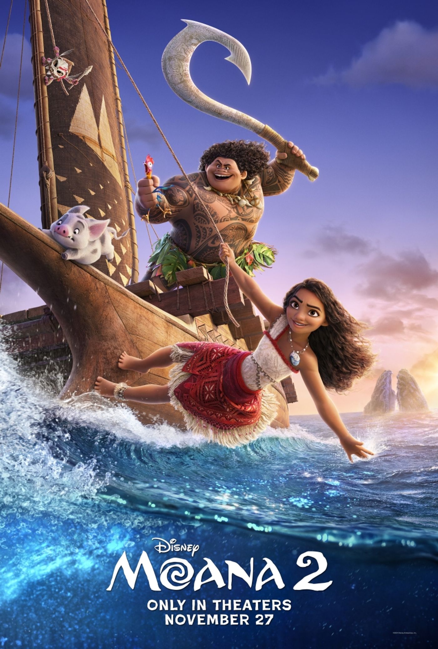 Video: New MOANA 2 Trailer and Poster Revealed at D23