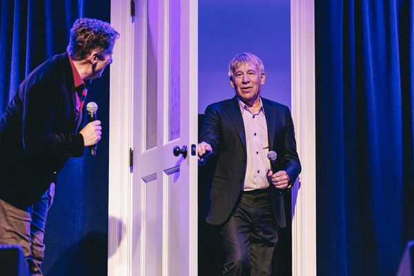 Seth Rudetsky, Stephen Schwartz Photo