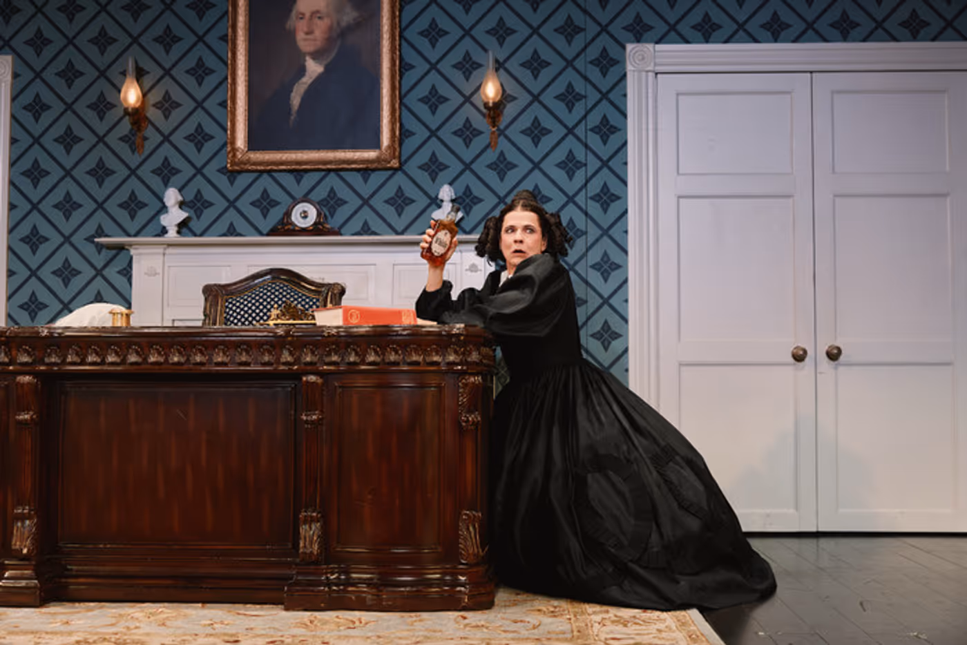 Photos: John Cameron Mitchell and Simu Liu in OH, MARY! on Broadway